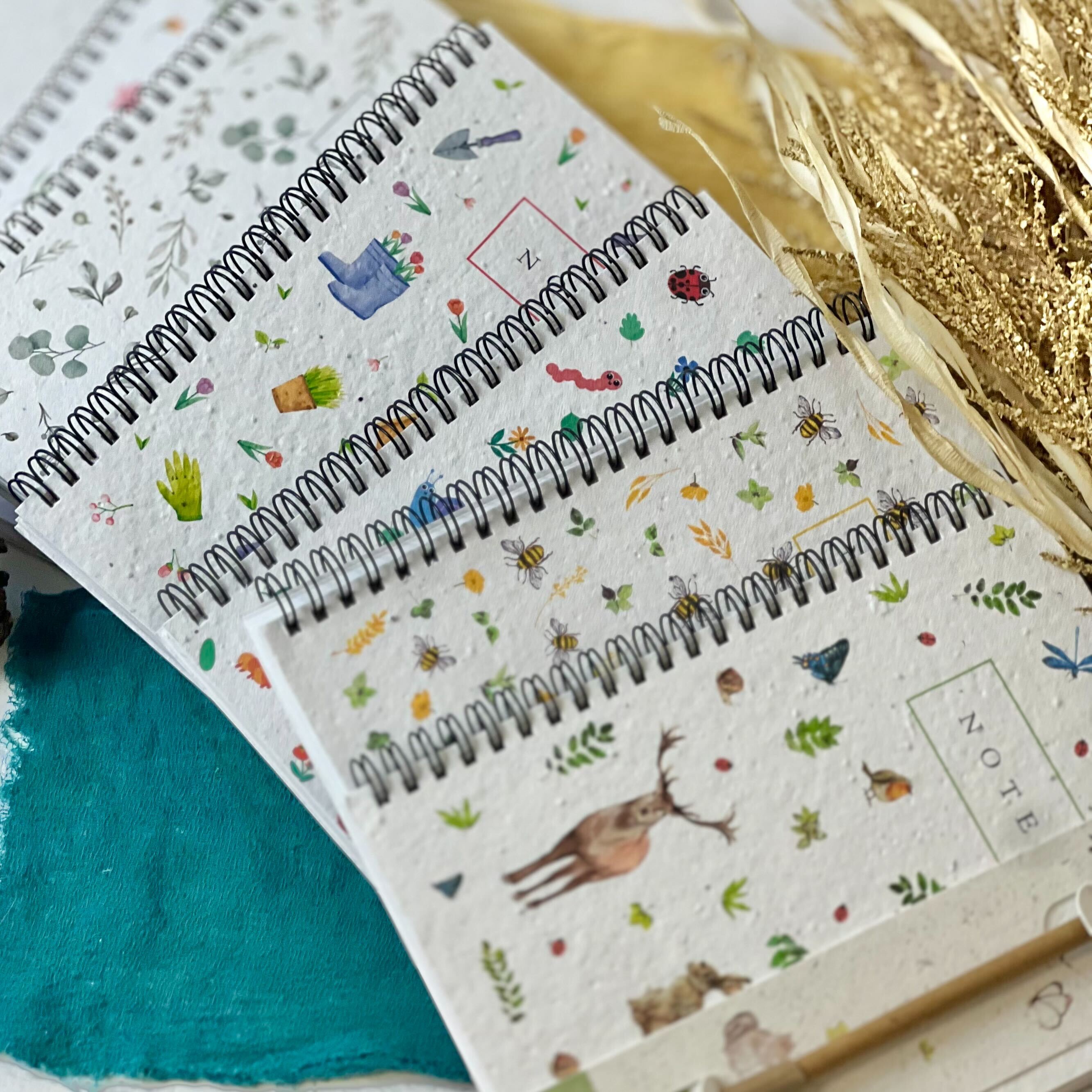 Eco-friendly Notebooks - Plantable Notebook & Pen Set Green Gifting ...