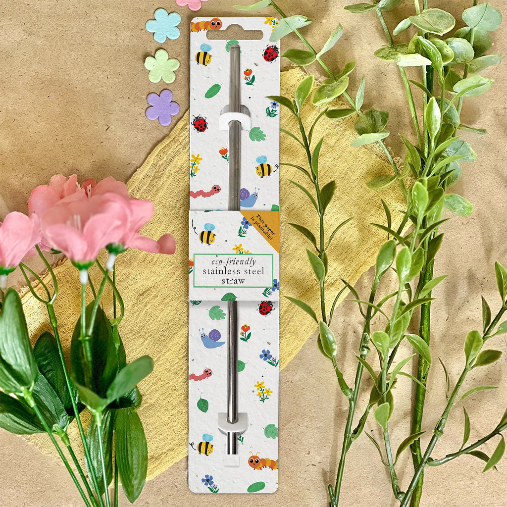 Stainless Steel Straw - Bug Bonanza – Little Green Gifts